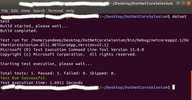 C# with XUnit(.Net Core) Selenium Webdriver Tests using Visual Studio ...